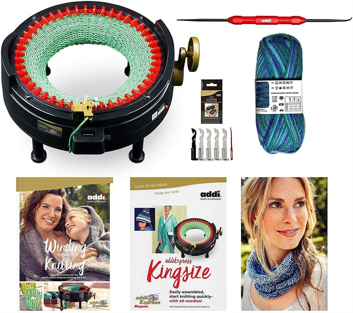 Unique Patterns for the Addi Express Kingsize Knitting Machine