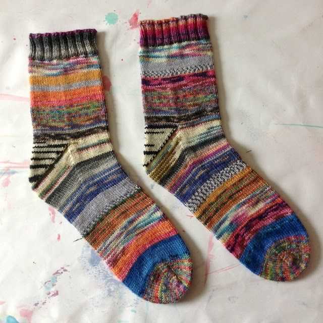 A Unique Pattern for Knitting Advent Socks