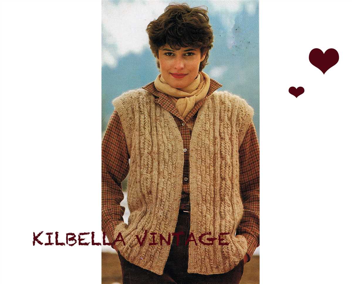 Knit a Cozy and Stylish Oversized Vest with This Pattern