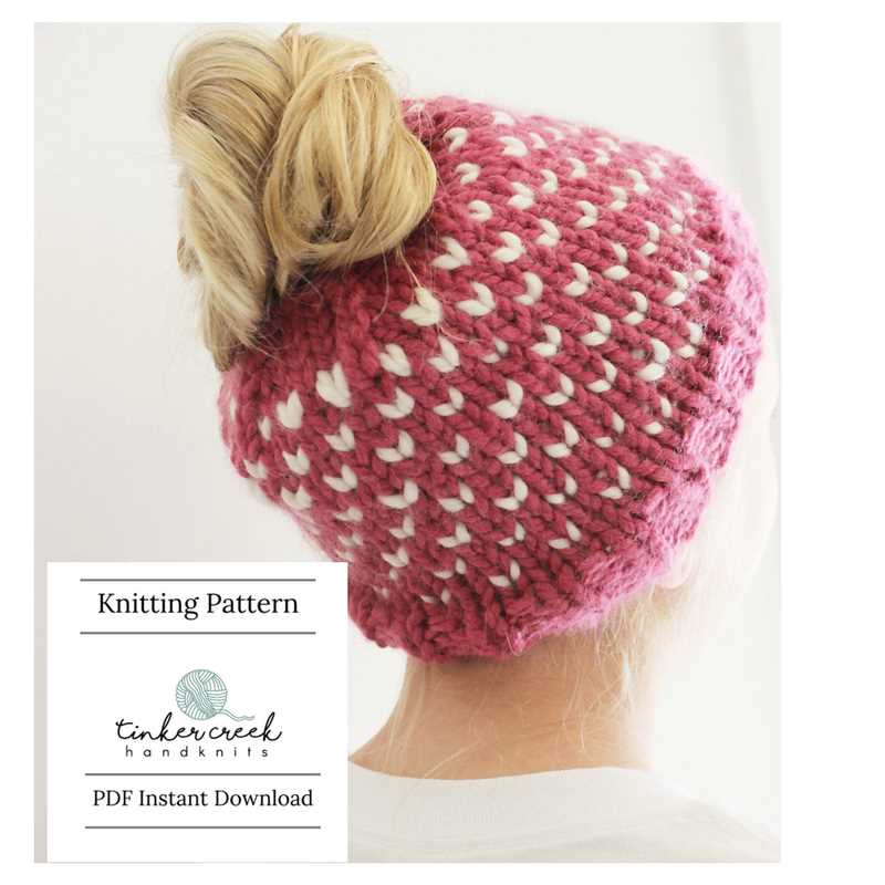 Cozy and Cute: Knit Your Own Bun Hat!