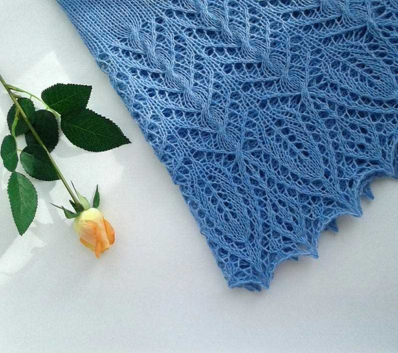Celestial Shawl: A Unique Crescent Knitting Pattern