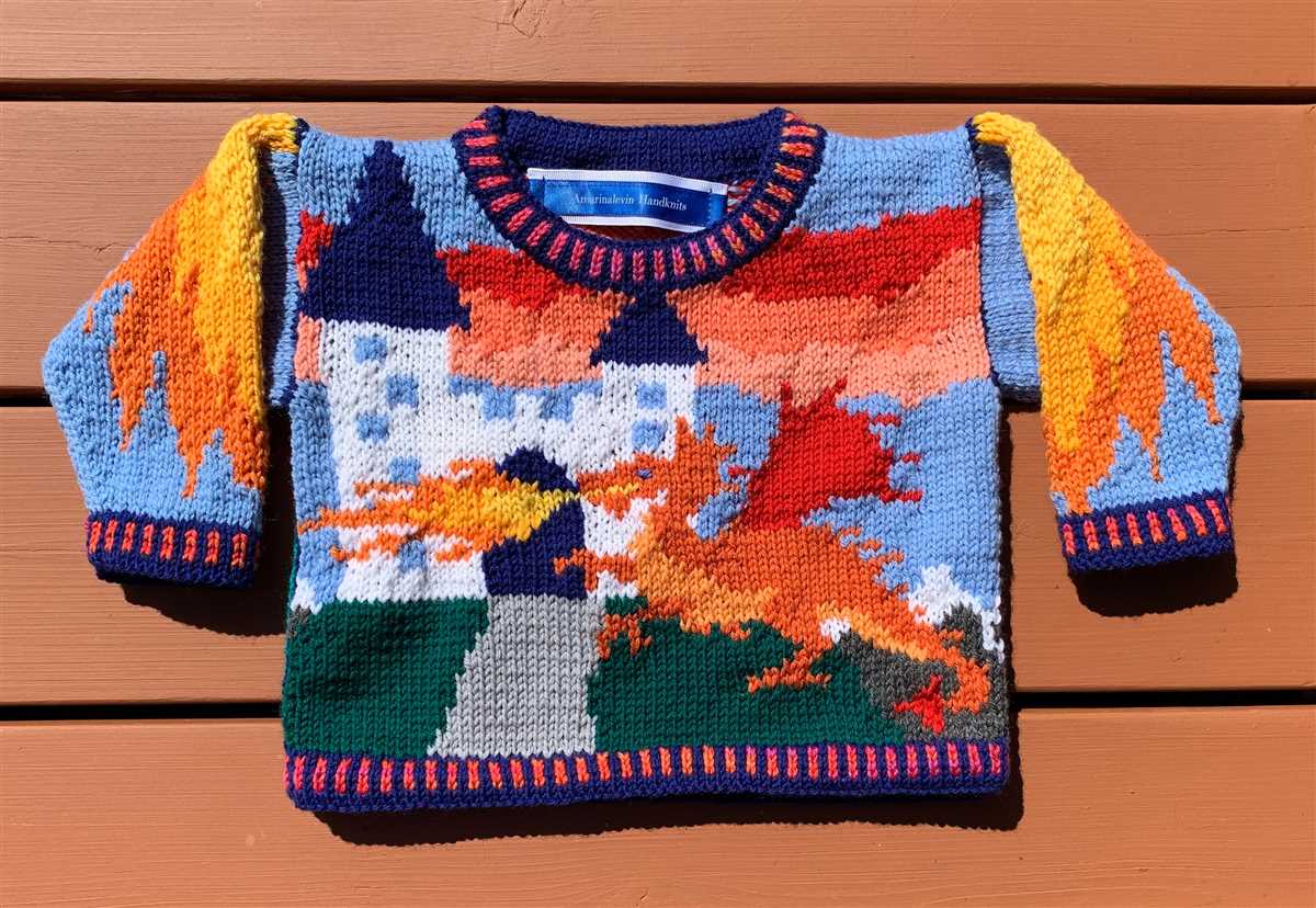 Unleash the Mythical Charm: Knit a Dragon Sweater