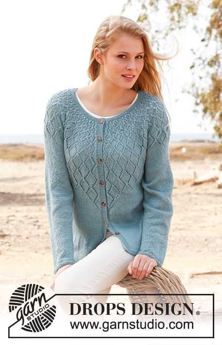 Easy and stylish knitting pattern for a drop shoulder cardigan