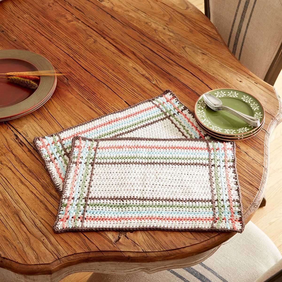 Quick and Simple Knit Placemat Patterns