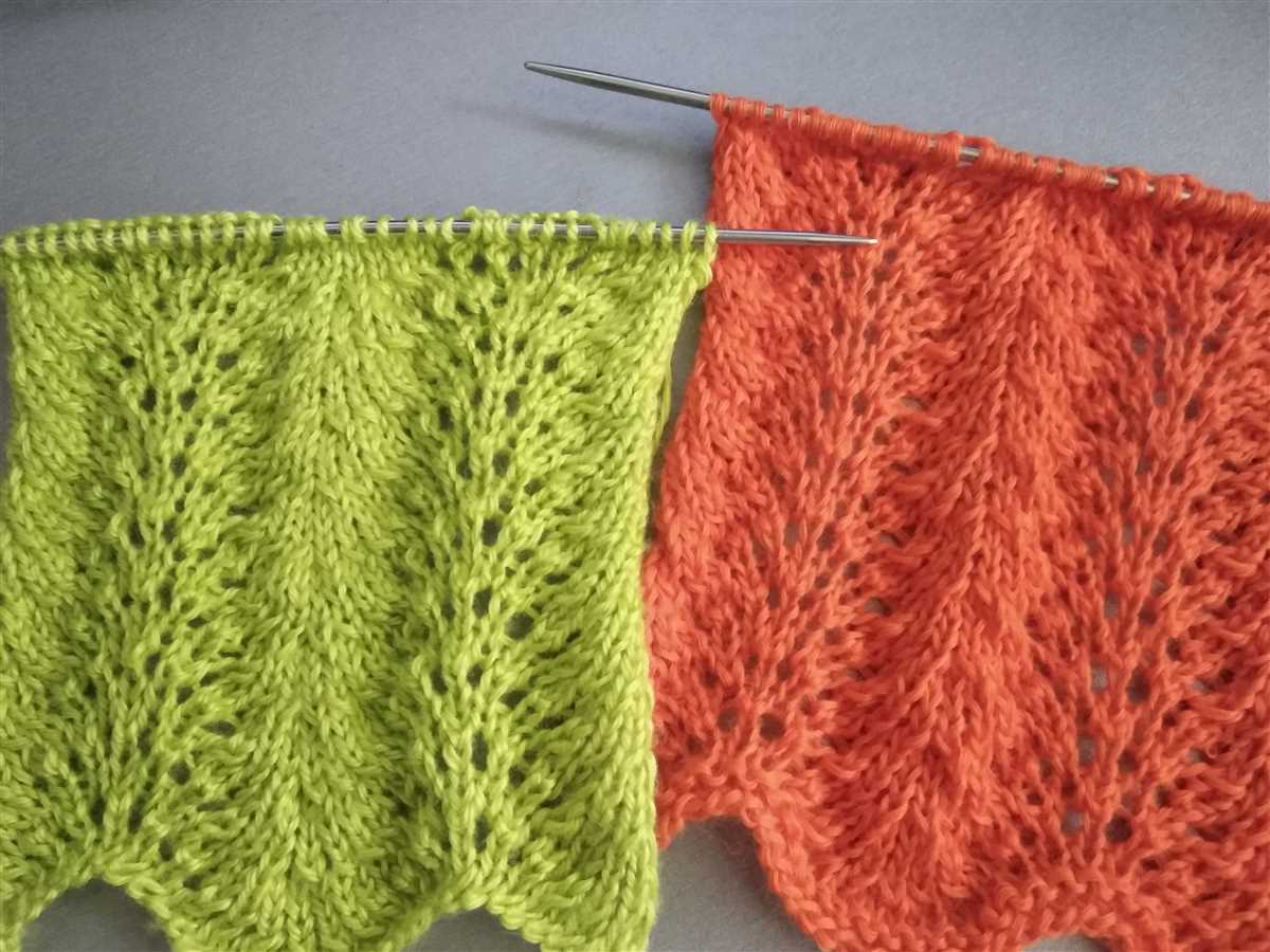 A Circular Adventure: Knitting Feather and Fan Patterns