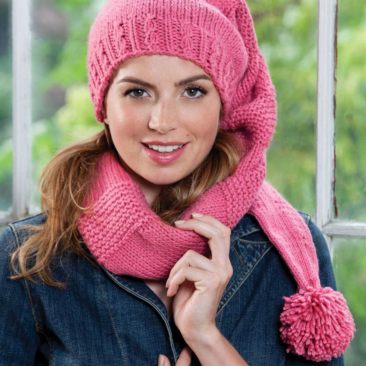 Knit a Cozy Hat Scarf Combo with Our Free Pattern