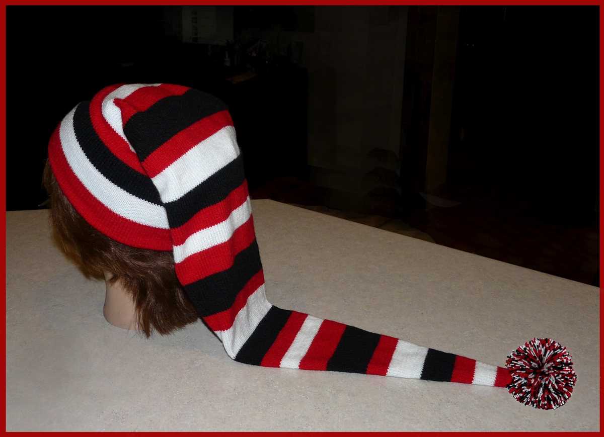 Cozy and Stylish: Knit Your Own Long Tailed Stocking Cap with a Free ...