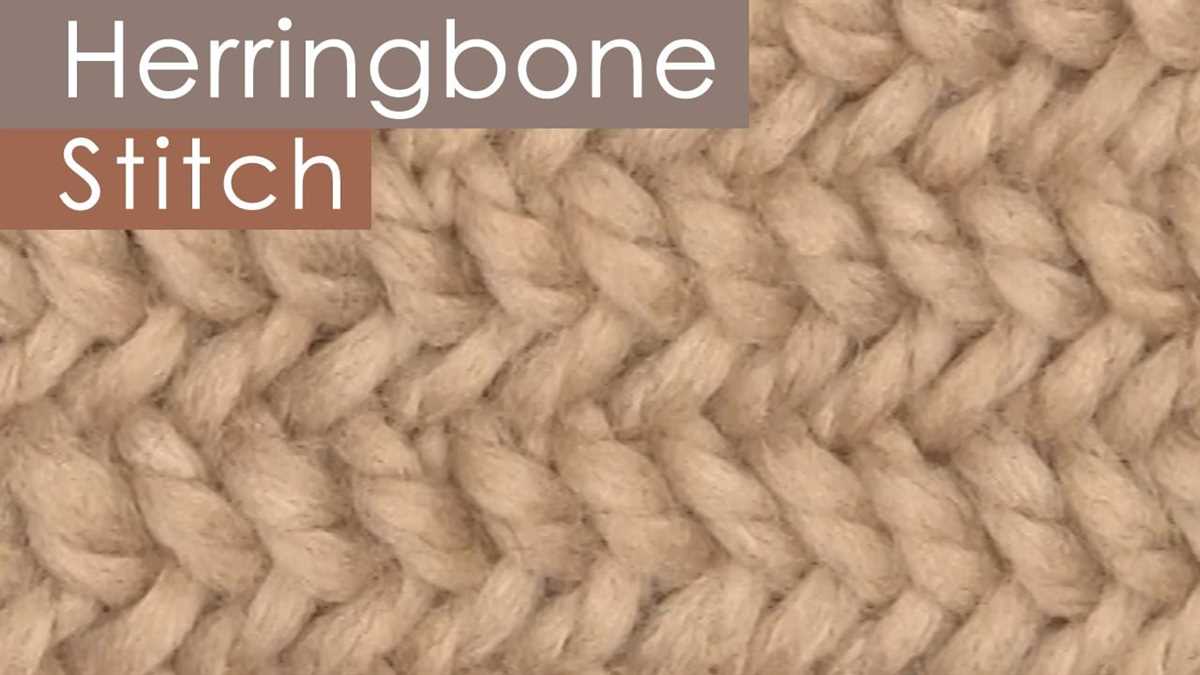 Free Herringbone Knit Pattern