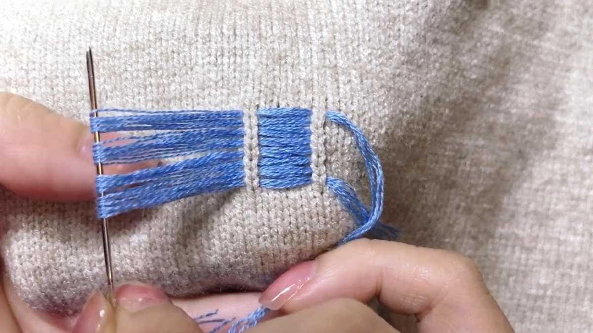 Creating intentional gaps in knitting patterns