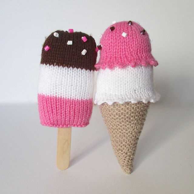 Knit Your Own Ice Cream Cone with This Easy Pattern