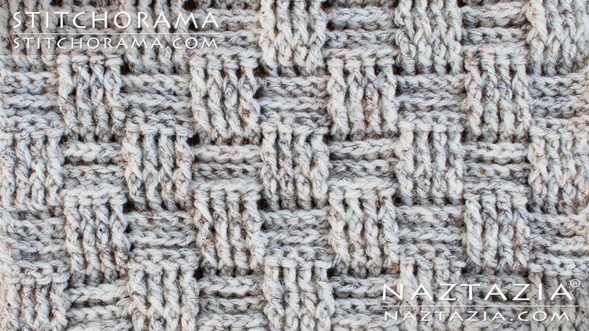 Discover the Intricate Beauty of the Knit Basket Weave Stitch