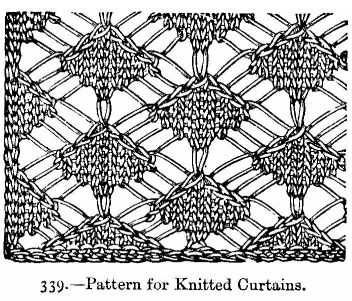 Simple and Modern Knit Curtain Pattern for Your Home