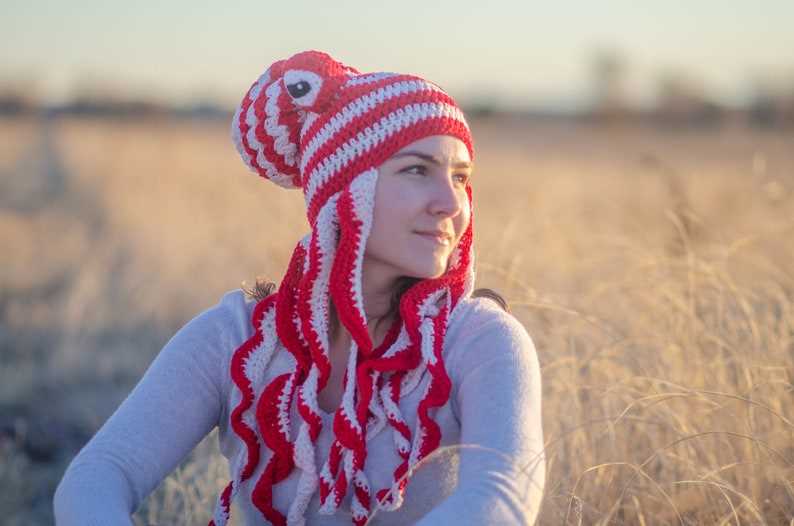 Unique Knit Octopus Hat Pattern