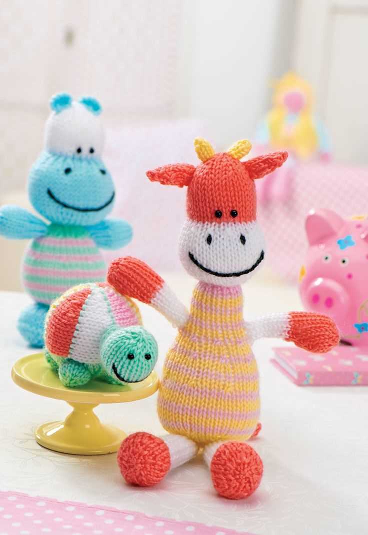 Simple and Fun Patterns for Knitted Kids Toys