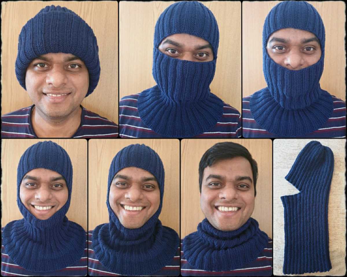 Create your own machine knit balaclava with this easy pattern