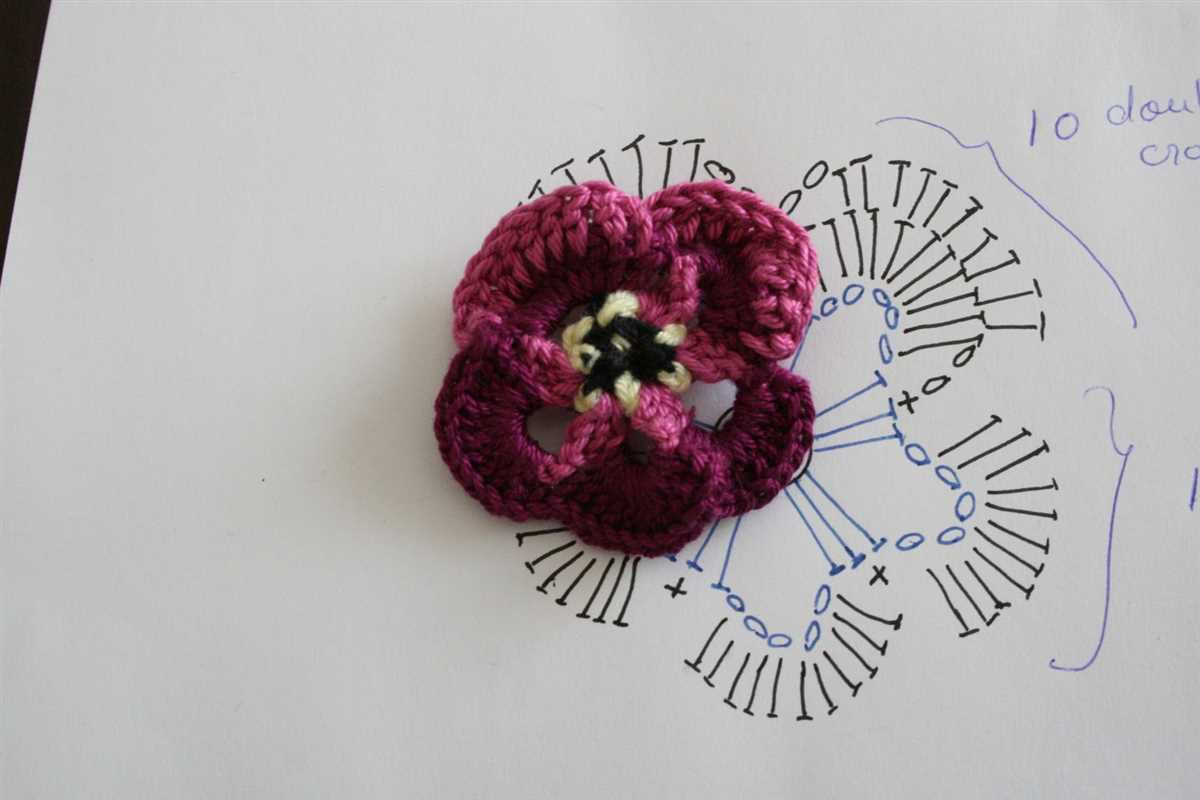 Free Knitted Flower Pattern in One Piece