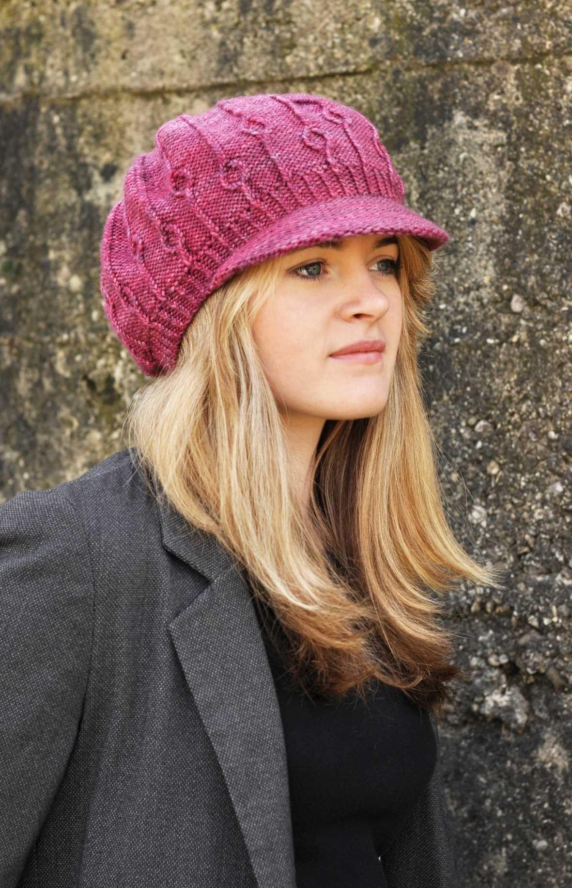 A twist on tradition: Ribbed brim hat knitting pattern