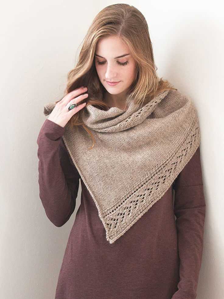 Effortless Knitting: The Perfect Triangle Shawl Pattern