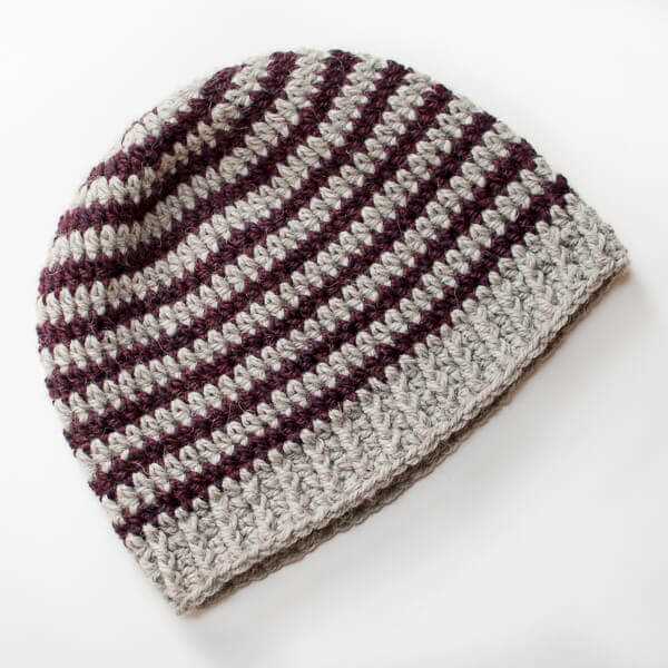 Get the Free Pattern for a Stylish Striped Knitted Hat