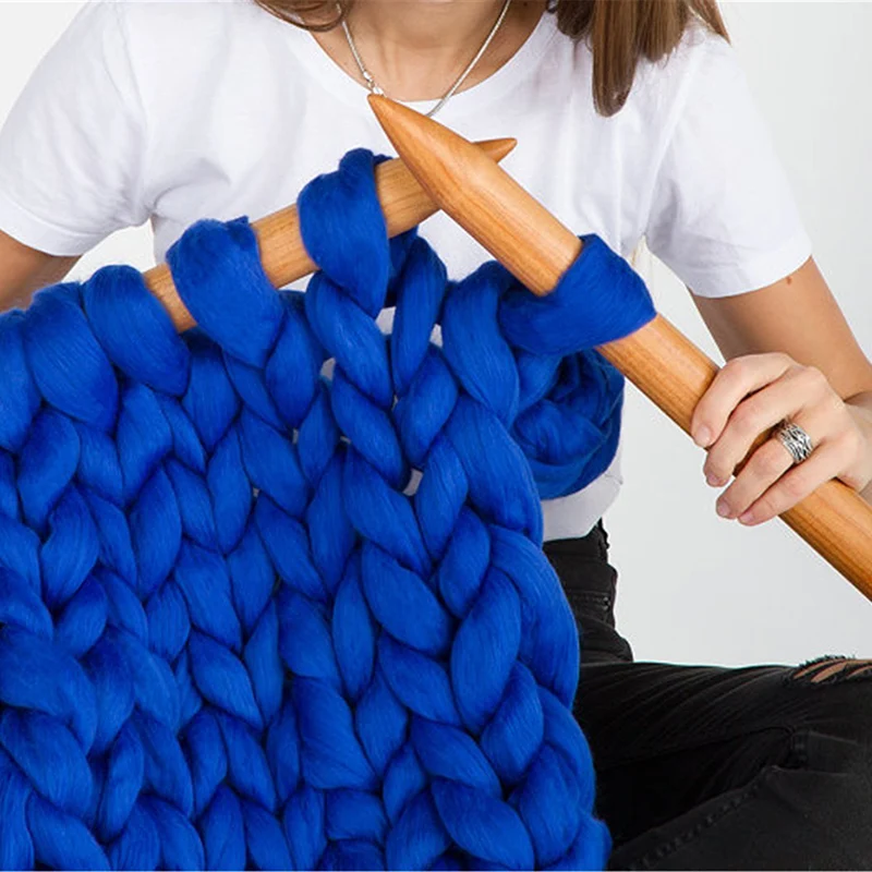 Exploring Knitting Patterns with Thick and Thin Yarn