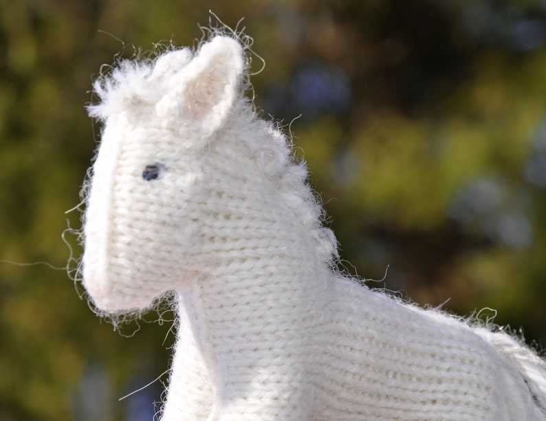 Unique Knitting Pattern for a Charming Toy Horse