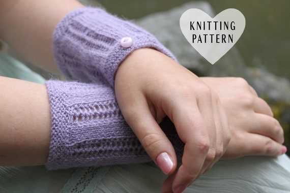 Cozy and Stylish: Knitted Wrist Cuffs Pattern