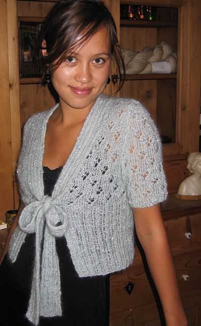 Free Bolero Knitting Pattern