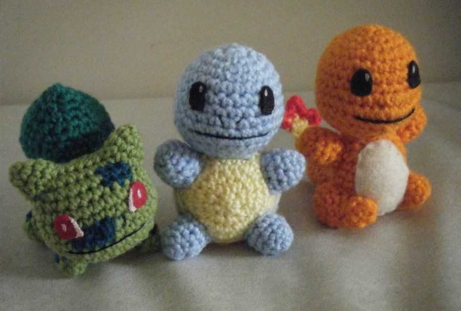 Free knitting pattern for Charmander