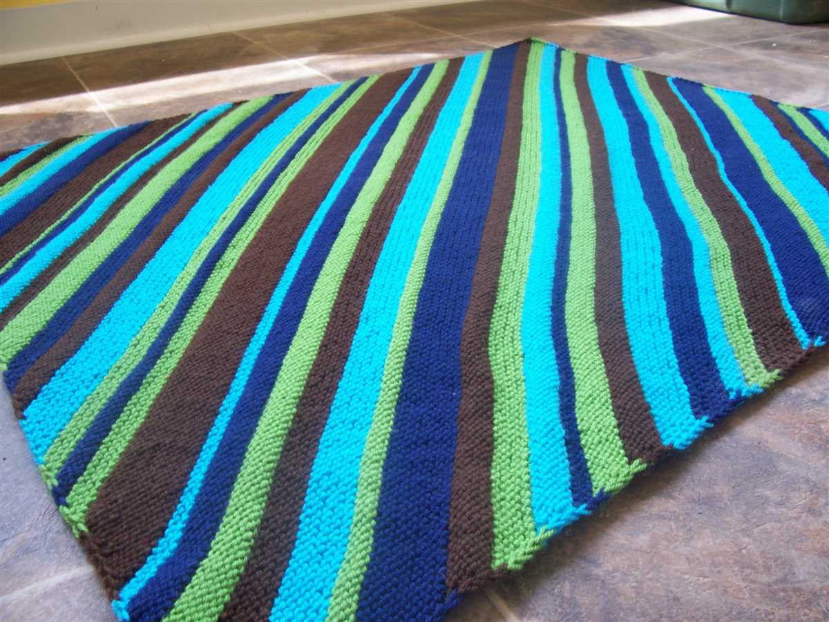 Creating a Stylish Diagonal Knitted Blanket
