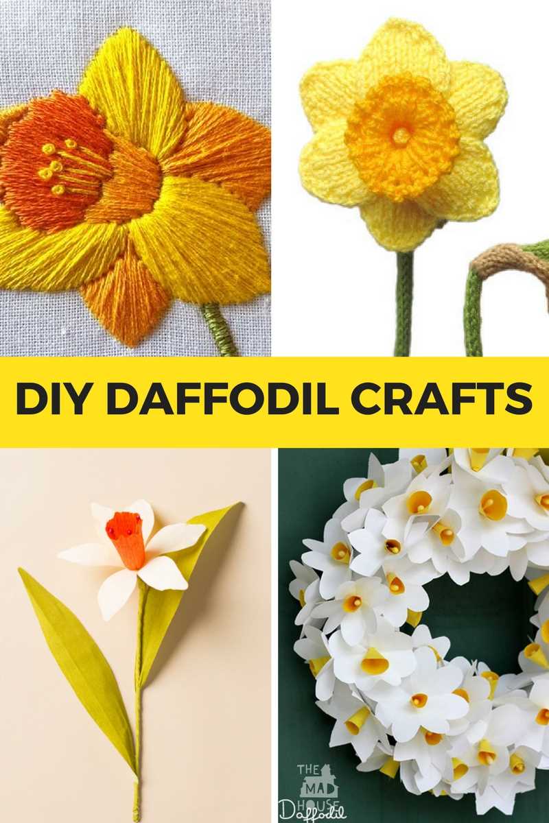 Simple pattern for knitting daffodils