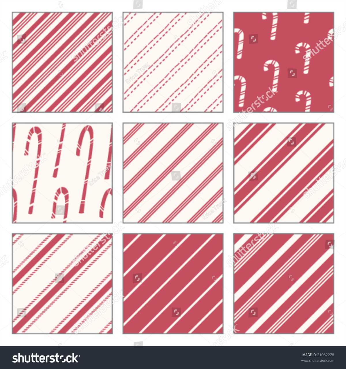 Simple Pattern for Knitting Candy Canes