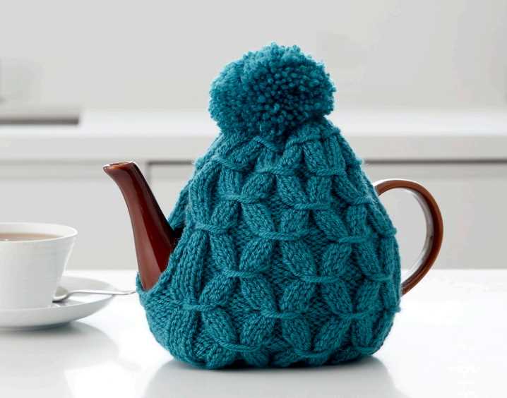 Knit your own bowl cozy for free