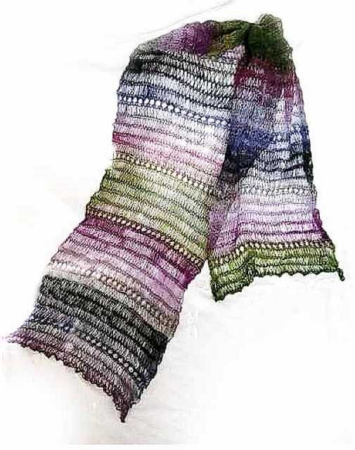 Stylish and versatile patterns for knitted shawls with sock yarn
