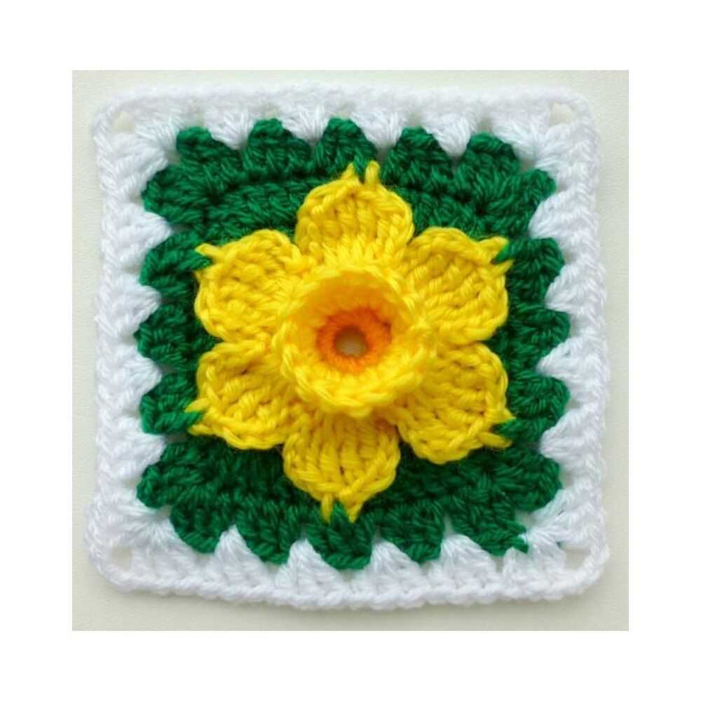 Simple pattern for knitting daffodils