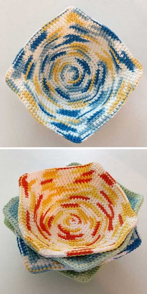Knit your own bowl cozy for free