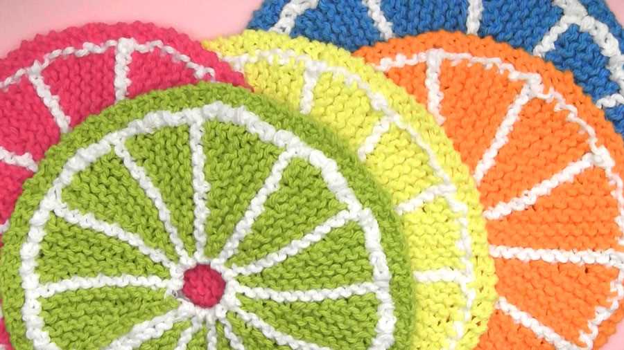 Get Creative with these Unique Round Dishcloth Knitting Patterns