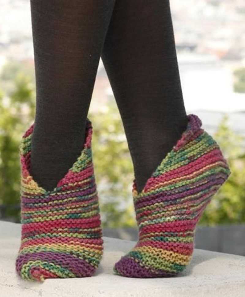 Cozy and Simple: Knit Your Own Garter Stitch Slippers