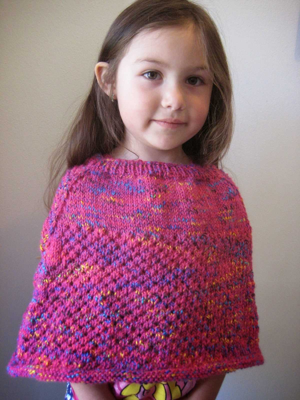 Stylish Lace Poncho Knitting Pattern