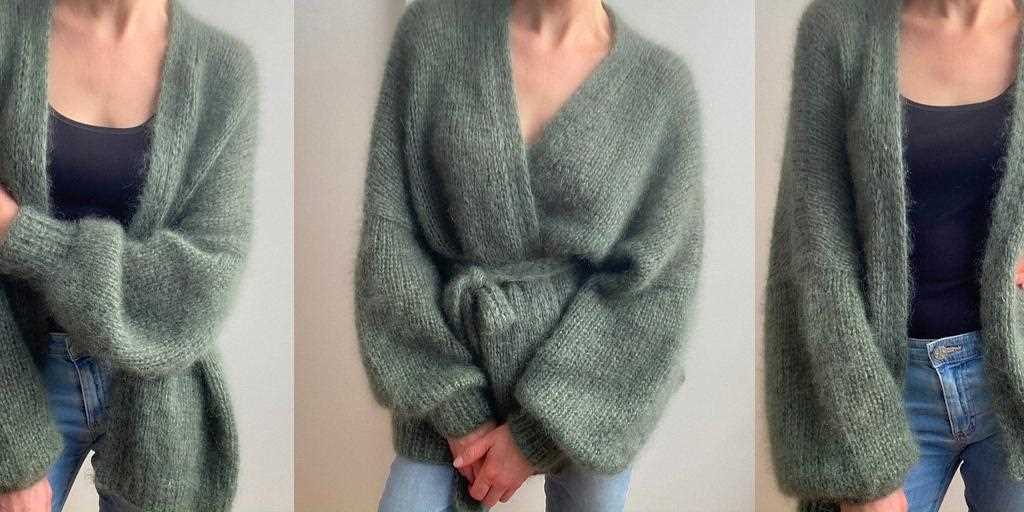 Cozy and Stylish: Knit Your Own Mohair Cardigan for Free