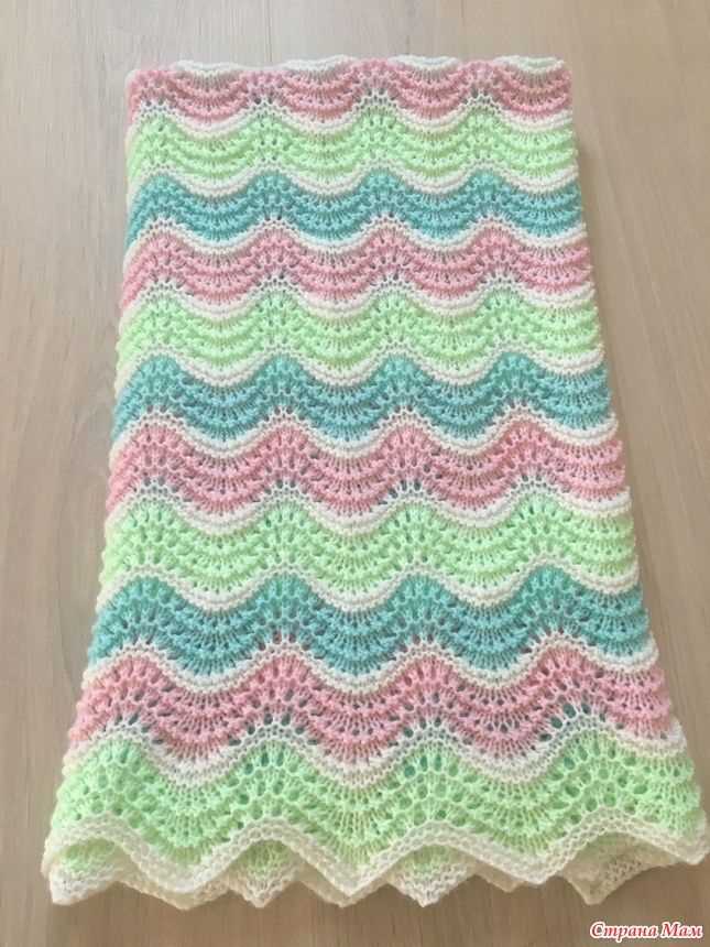 Kinetic ripples: A captivating knitting pattern