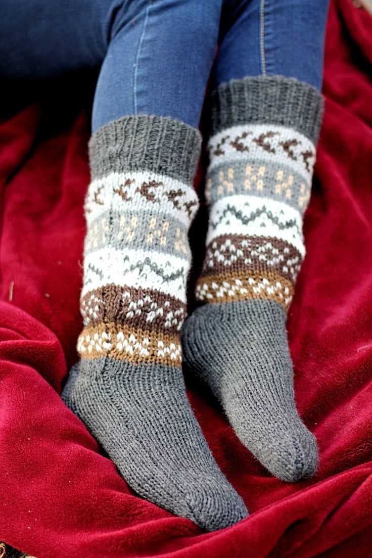 A Unique Pattern for Knitting Advent Socks