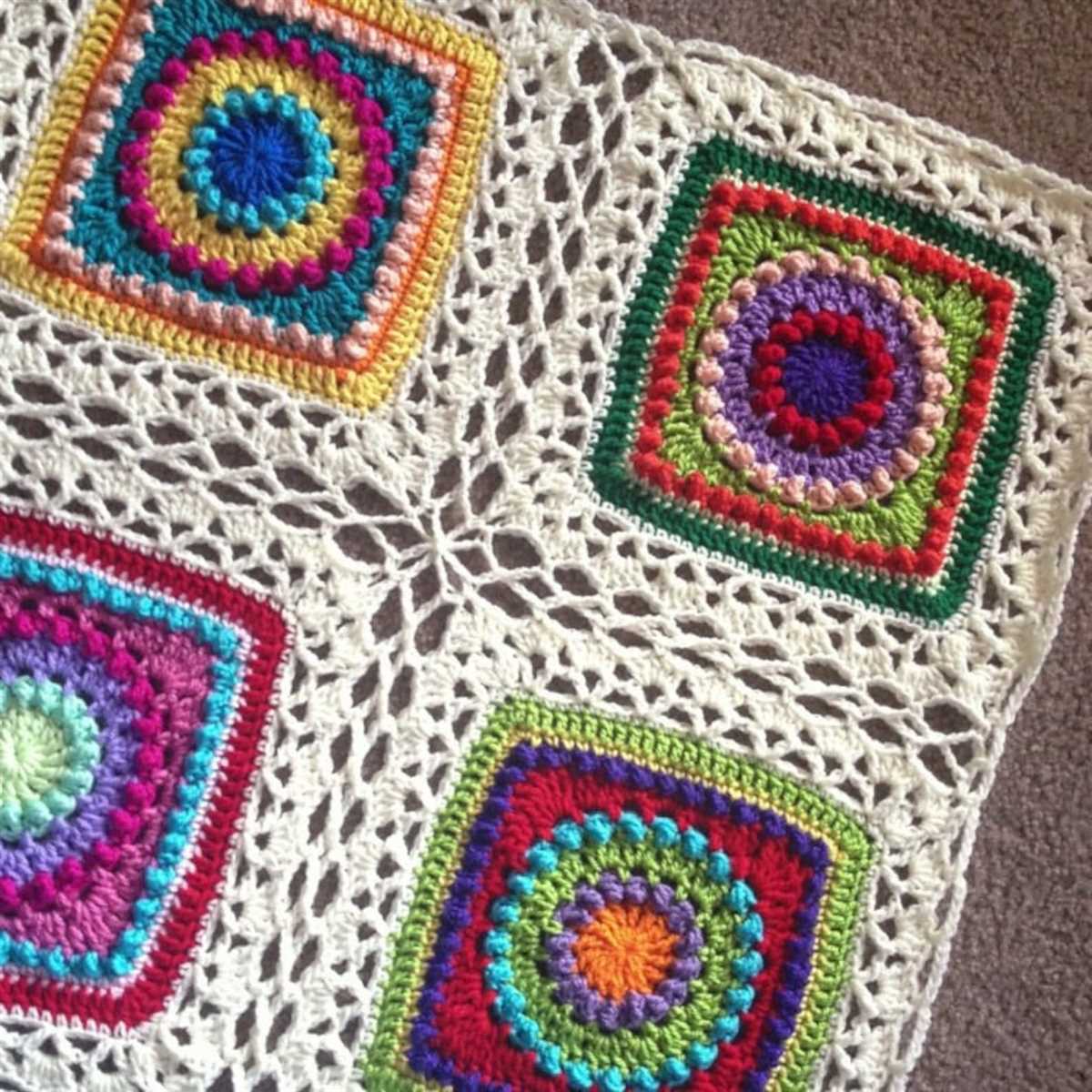 Modern Twist on a Classic: Granny Square Blanket Knitting Pattern