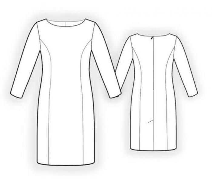 Creating a Flattering Knit Dress with Princess Seam Pattern