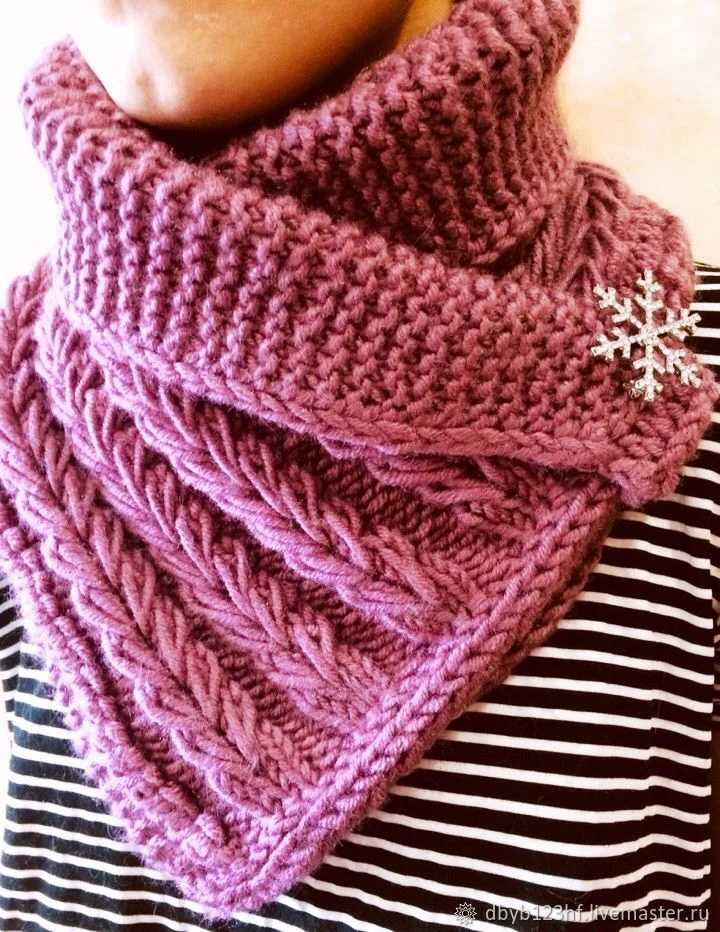 Cozy and stylish: Knit your own long snood!