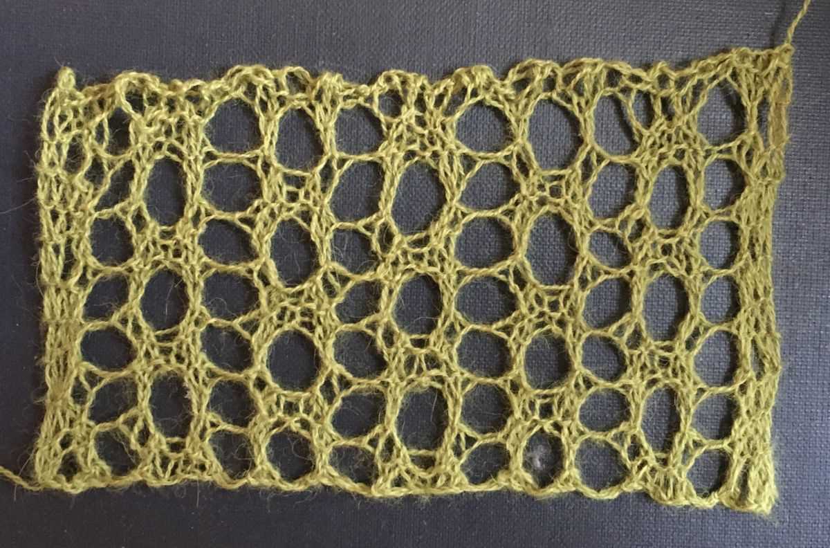 Creating Intricate Honeycomb Lace with Knitting Needles