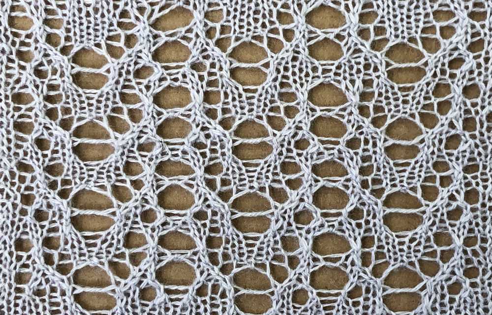 Creating Intricate Honeycomb Lace with Knitting Needles