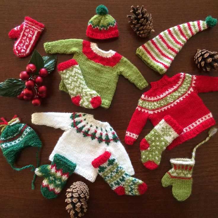 Free knitting pattern for a cute doll sweater