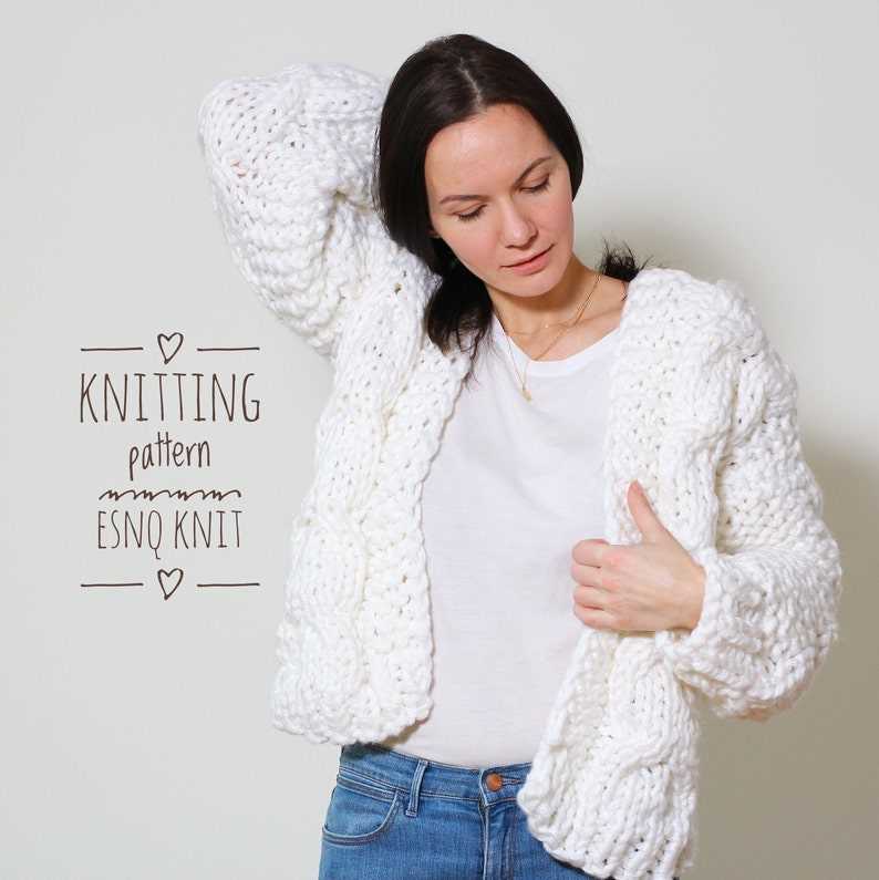 Cozy and Chic: Knit Your Own Oversized Cardigan