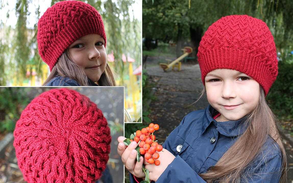 Knit a Cute Hat with Berry Motif