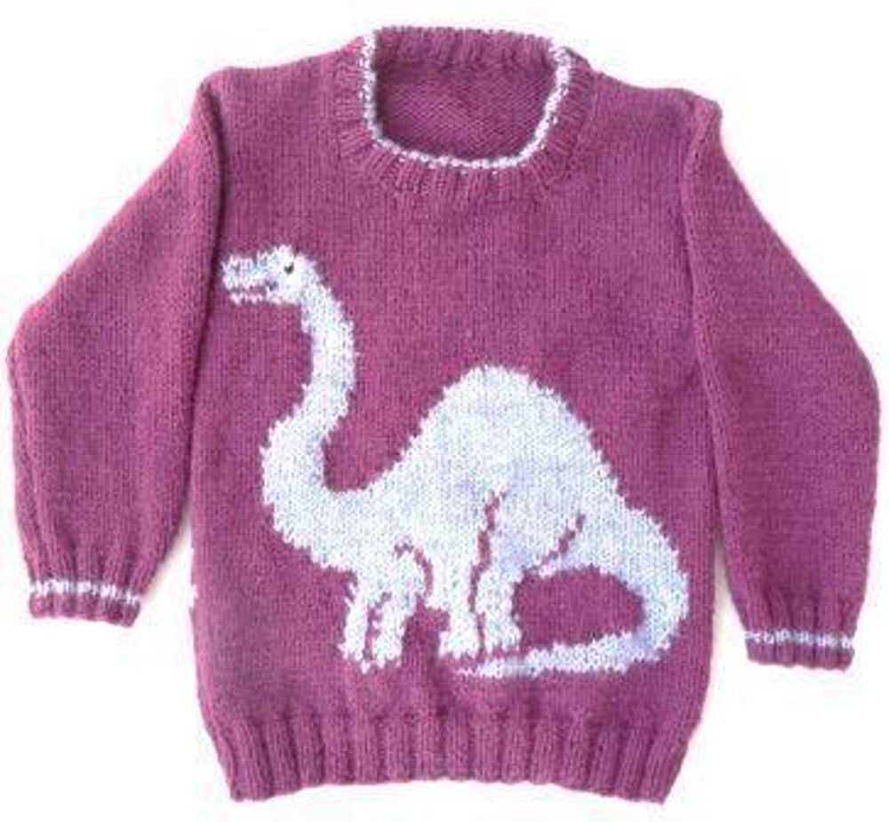 Unique Knit Dinosaur Pattern